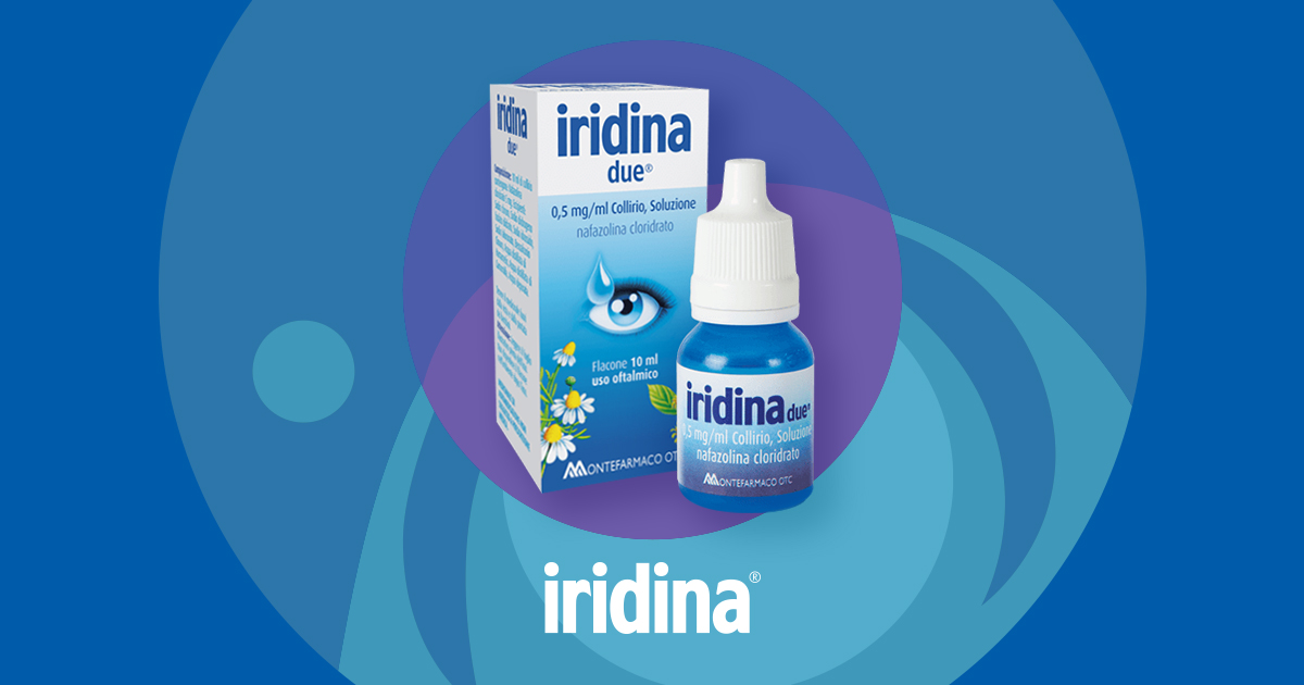 Iridina | Iridina Due, collirio per occhi irritati e arrossati