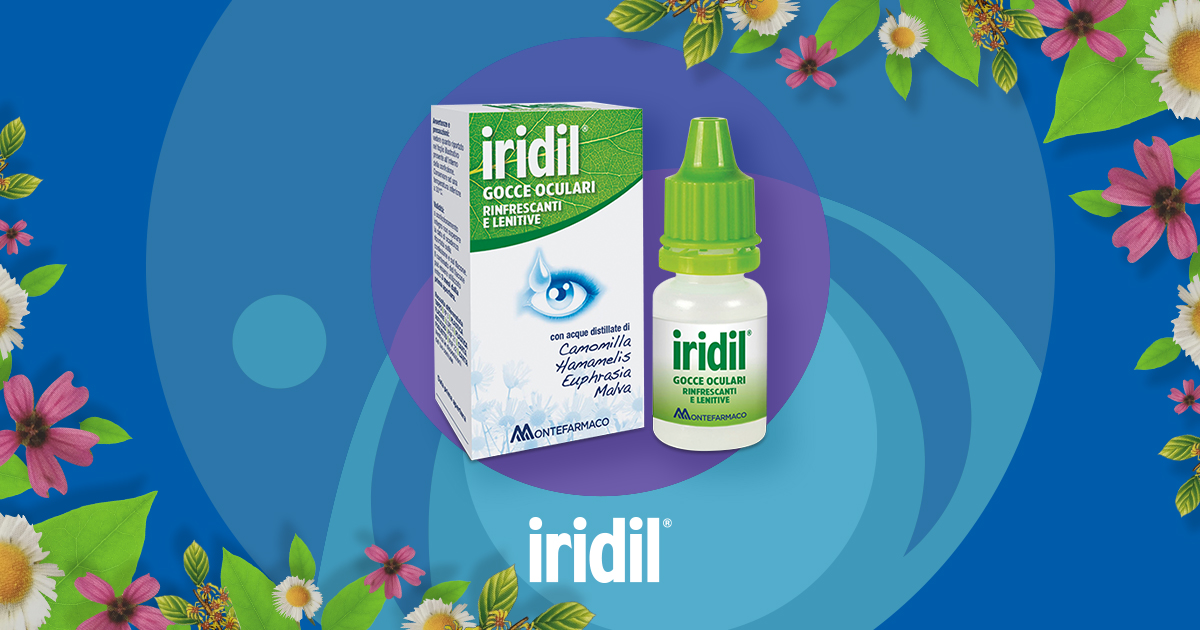 Iridina | Iridil Gocce oculari, rinfrescanti e lenitive